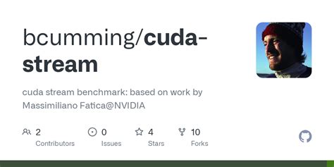 Github Bcumming Cuda Stream Cuda Stream Benchmark Based On Work By