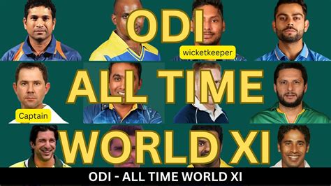 All Time World One Day International Cricket Team YouTube