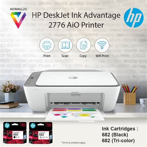 HP DeskJet 2776 2777 AIO Printer Print Scan Copy Wireless Promo