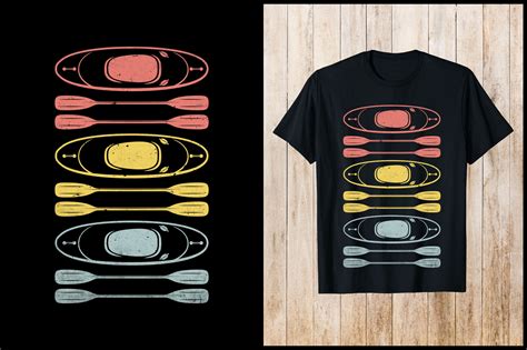 Kayaking Retro T Shirt Design Graphic By Nxmnadim Creative Fabrica
