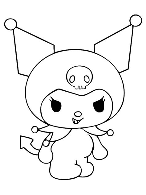 Grande Kuromi Para Colorir Imprimir E Desenhar Colorir Me