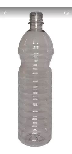 Botella Plástica Transparente Pet 1 Litro O 1000mll Con Tapa MercadoLibre