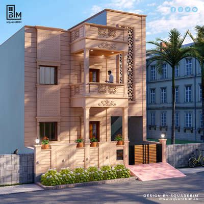 Designs By Architect Square BIM Jodhpur Kolo