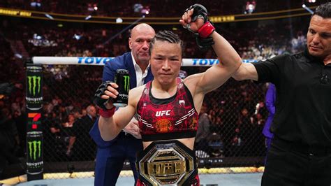 UFC 300 Results Highlights Zhang Weili Survives Rally From Yan