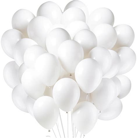 BALONY BIAŁE Pastelowe na Chrzest Ślub Urodziny 100szt Girlanda
