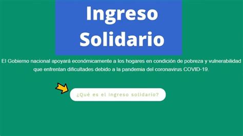 Ingreso Solidario Consultar Por Cedula