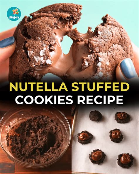 Nutella Stuffed Cookies Recipe