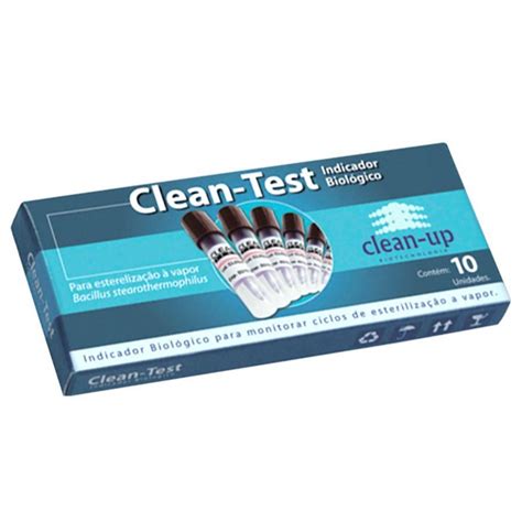 Indicador Biologico Clean Test 10 Unidades Clean Up Santa Apolônia