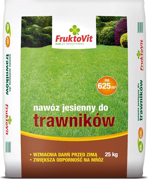 Nawóz Fruktovit Nawóz Do Trawników Plus Jesienny 25Kg Ceny i opinie