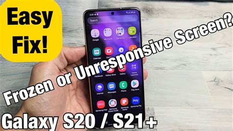 Galaxy S S Frozen Or Unresponsive Screen Easy Fix Youtube