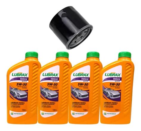 Kit Troca De Leo Tucson Filtro Lubrax W Sint Tico Frete Gr Tis