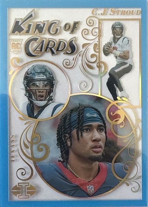 CJ Stroud 2023 Illusions 17 King Of Cards Light Blue 299 Price
