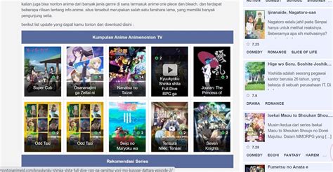 17 Situs Anime Sub Indo Terlengkap Terbaru 2024 Gratis