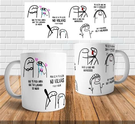 Plantillas Diseños Flork va y volve Para Sublimar Tazas meme IMPRIMIKITS