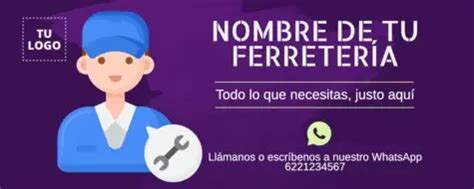 Diseña Carteles para Ferreterías con plantillas editables