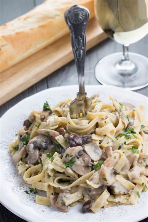Creamy Tagliatelle And Mushrooms Errens Kitchen