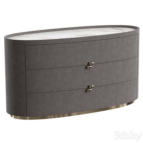 دانلود مدل سه بعدی دراور Chest of drawers BOHEME by Rugiano بانک مدل
