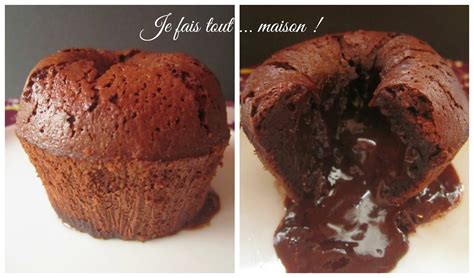 Je fais tout maison Fondant au chocolat cœur coulant