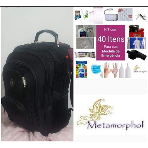 Mochila De Emerg Ncia Imperme Vel Kit De Itens Primeiros