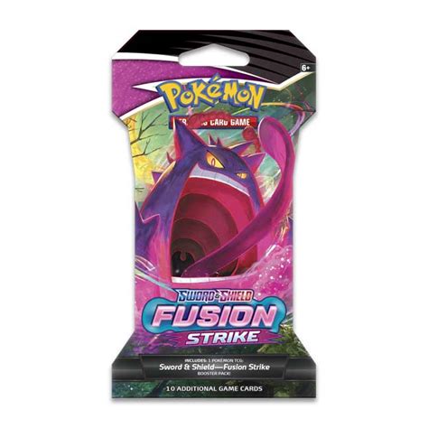 Pokemon TCG Sword Shield Fusion Strike Booster Bundle 6 Packs