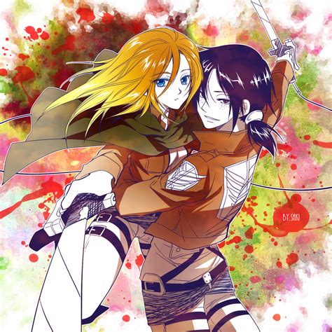 Christa Renz Krista Lenz Криста Ленц Ymir Имир Shingeki No Kyojin Атака титанов