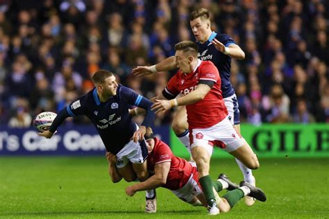 Rugby L Écosse s impose avec le bonus offensif face aux Gallois dans