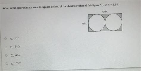 What Is The Approximate Area Of The Shaded Region Of This Figure