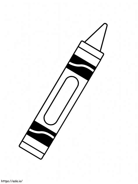 Coloriage Crayon Gratuit Imprimer Dessin