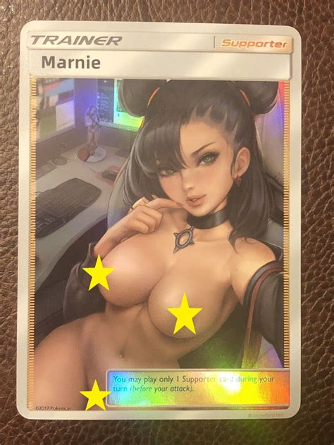 Marnie Girl Trainer Supporter Card Goddess Story Anime Waifu Holo 026