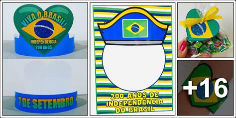 Lembrancinhas para o dia da Independência do Brasil Educação Infantil