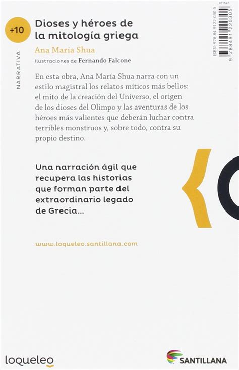DIOSES Y HÉROES DE LA MITOLOGÍA GRIEGA LOQUELEO SERIE NARANJA ANA