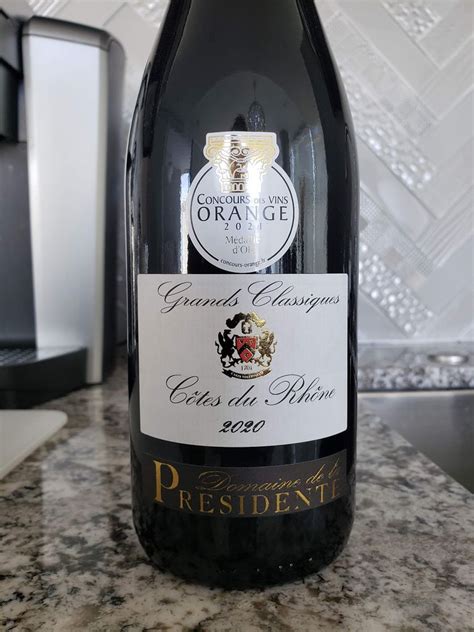 Domaine De La Presidente C Tes Du Rh Ne France Rh Ne Southern