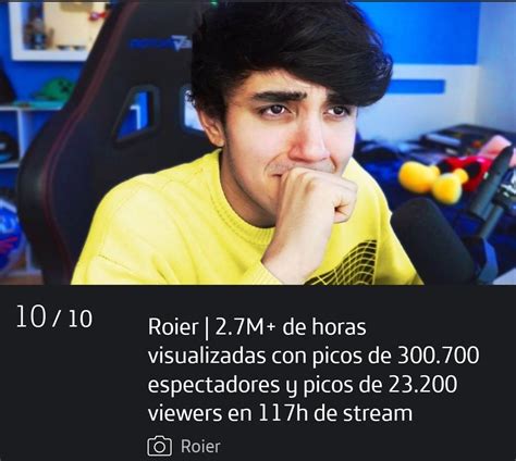 Roier Updates⁰⁰³⁷ on Twitter Roier fue uno de los streamers