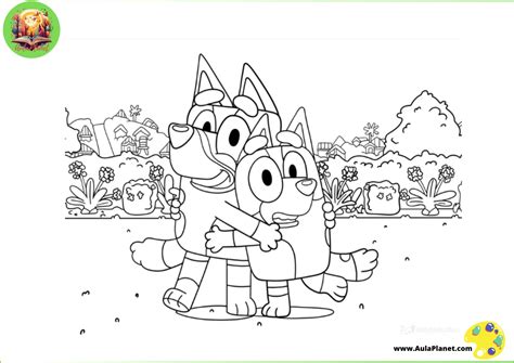 Dibujos De Bingo Y Bluey Para Colorear Para Colorear