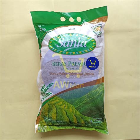 Jual BERAS PREMIUM SANIA 5KG Shopee Indonesia