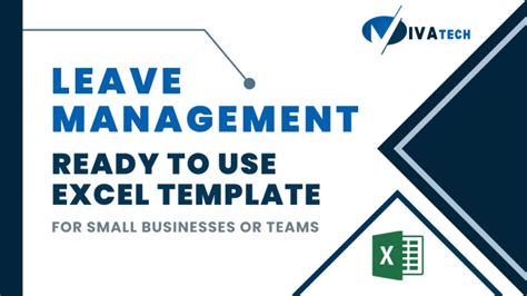 Provide Ready To Use Leave Tracker Excel Template By Vivatechllp Fiverr