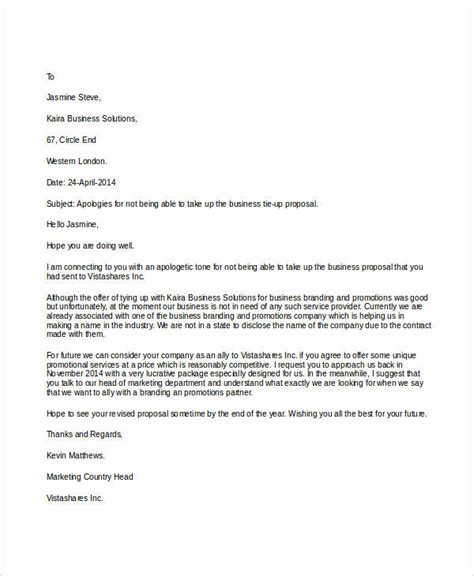 FREE 11 Sample Proposal Rejection Letter Templates In MS Word PDF