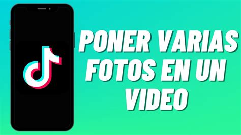 Cómo poner varias fotos en un video de TikTok 2023 YouTube