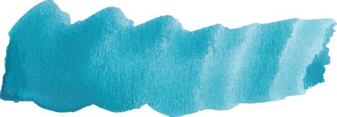 14 Turquoise Watercolor Brush Stroke PNG Transparent OnlyGFX