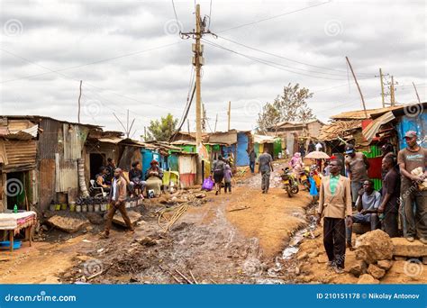 Kibera Is The Biggest Slum In Africa Slums In Nairobi Kenya Editorial