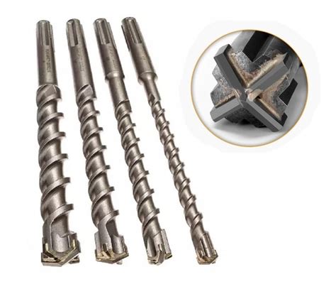 Kit Brocas Sds Plus Aço Rapido E Concreto 6mm 8mm 10mm 12mm