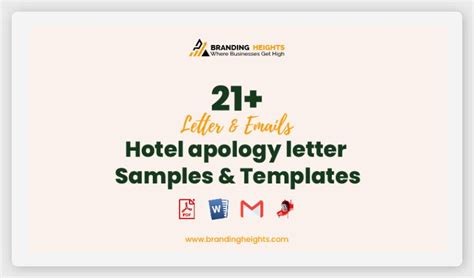 21 Hotel Apology Letter Samples Templates Free