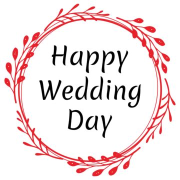 Happy Wedding Text Vector Art Png Happy Wedding Text With Leaf Sketch