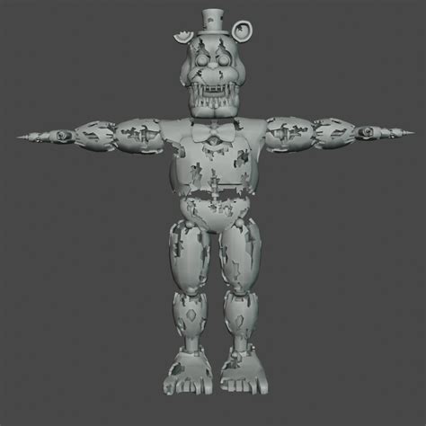 3D File FIVE NIGHTS AT FREDDY S Nightmare Freddy FILES FOR COSPLAY OR
