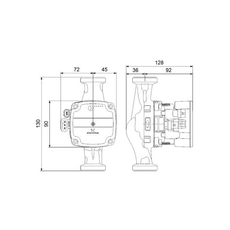 Grundfos 98989299 Hocheffizienz Umwälzpumpe ALPHA Solar25 75 PN10