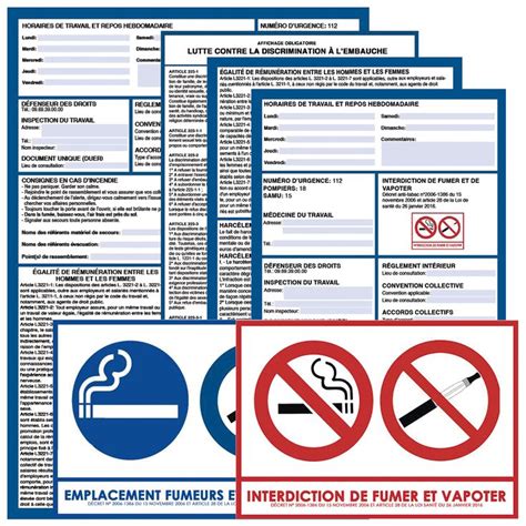 Affichage Obligatoire Entreprise Pack Complet