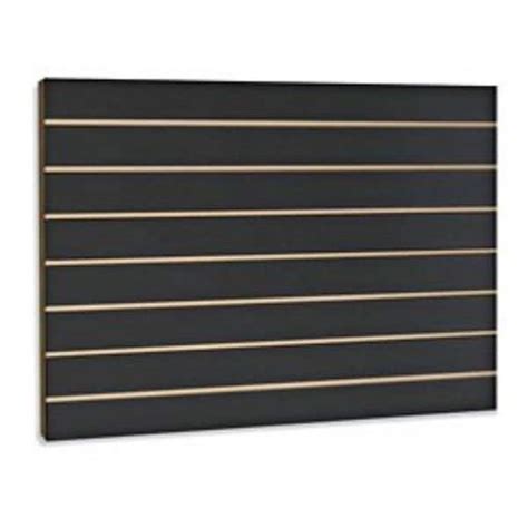 Only Hangers In H X In L Black Slatwall Panels Set Of Panels