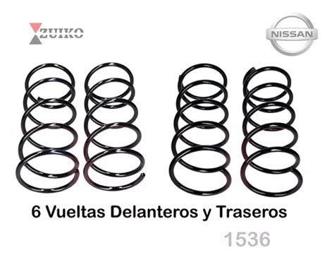 Kit Resortes Delanteros Y Traseros Tsuru Meses Sin Inter S