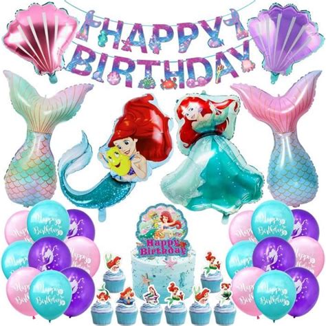 D Coration Anniversaire Fille Sir Ne Pcs D Coration D Anniversaire