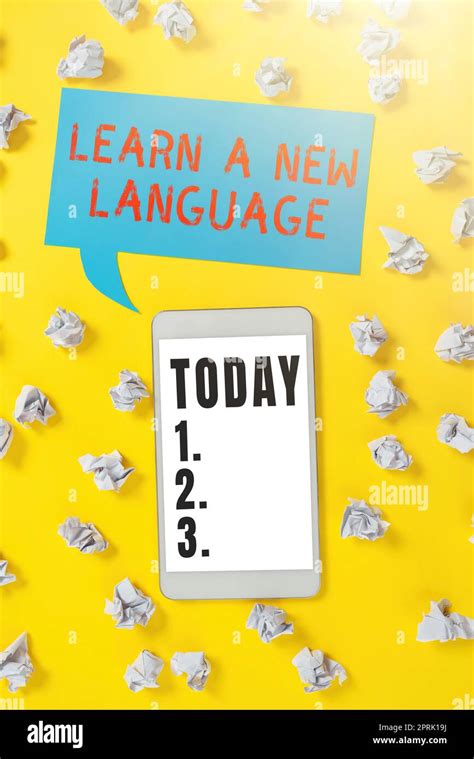 Conceptual Display Learn A New Language Business Idea Study Words